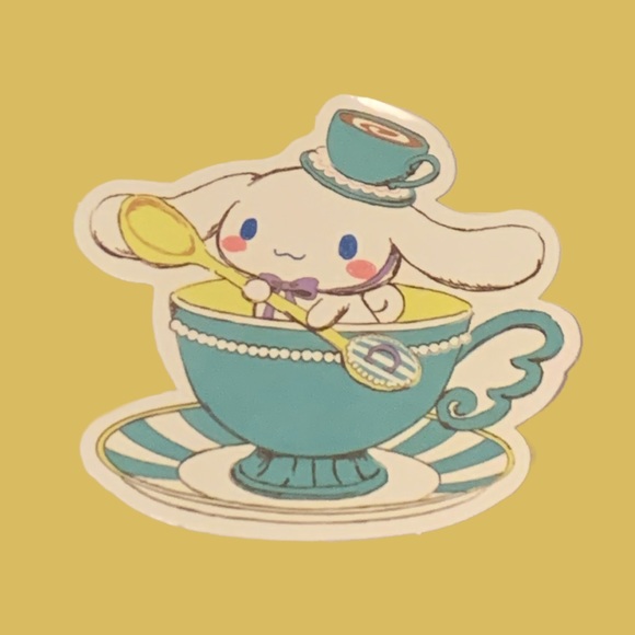 Sanrio | Accessories | Cinnamoroll Teacup Sticker | Poshmark